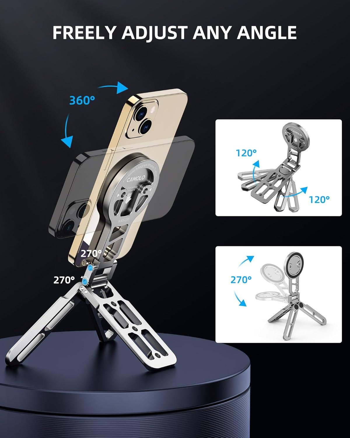 CAMOLO MG05 Tripod Mount Handle Smartphone Desk Stand – Camolomall